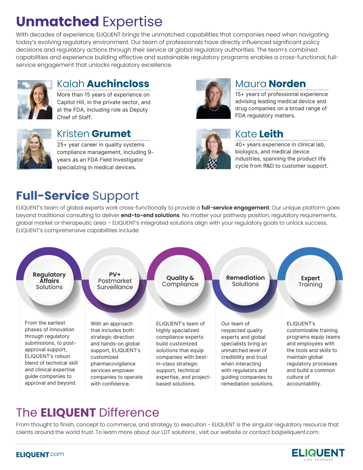 INFO SHEET: LDT Solutions - ELIQUENT